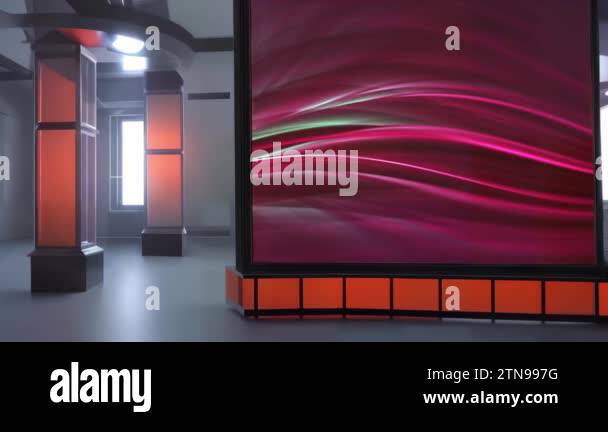Interactive Virtual TV Studio: Captivating Set for Dynamic Multimedia ...