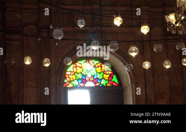 Mosque of Muhammad Ali dome interior isalamic beautiful architecture ...