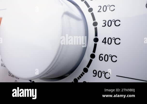 Washing machine temperature controller. Setting water temperature ...