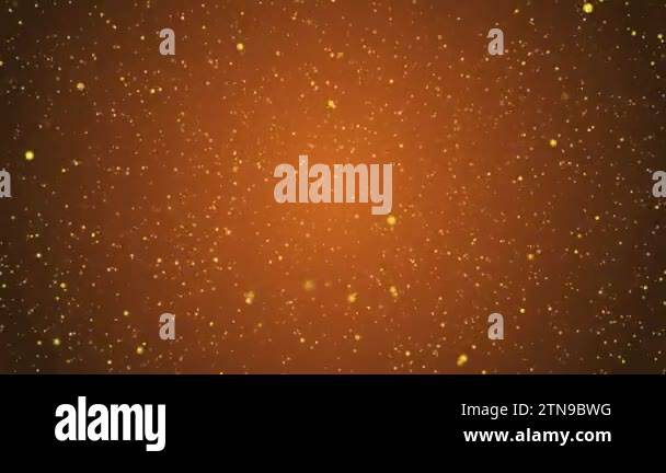 4K Background of Shining golden Magical particles abstract Blurred ...