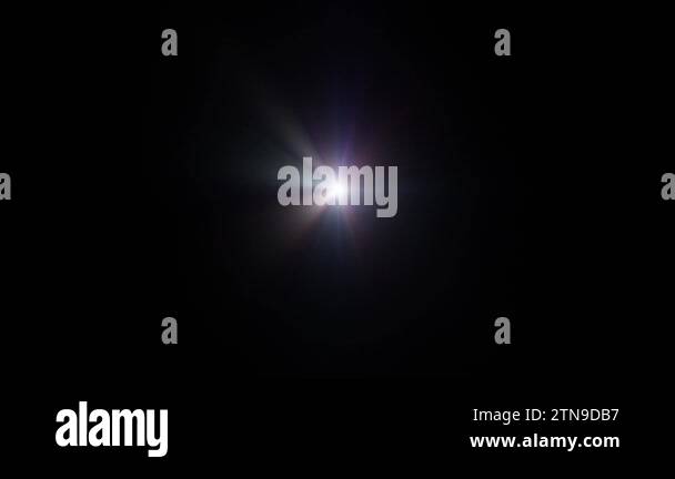 Loop center rotation glow multicolored ray lights optical lens flares ...