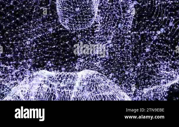 medical animation of a human brain. X-ray style image of brain. Human ...