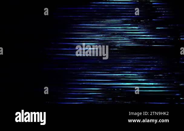 VHS Glitches Analog Abstract Digital Animation. Old TV. Glitch Error ...