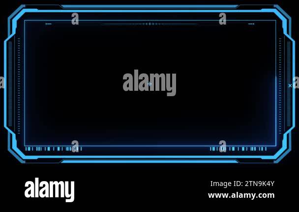 Hud Frame Digital Technology Sci-fi Frame Interface. HUD concept design ...