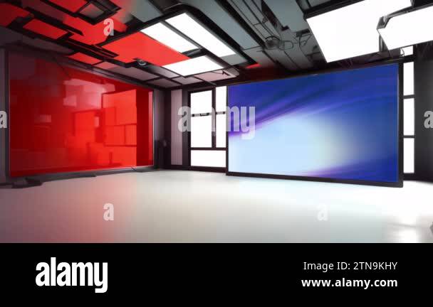 Professional Virtual TV Studio Background Loop for Flawless Productions ...