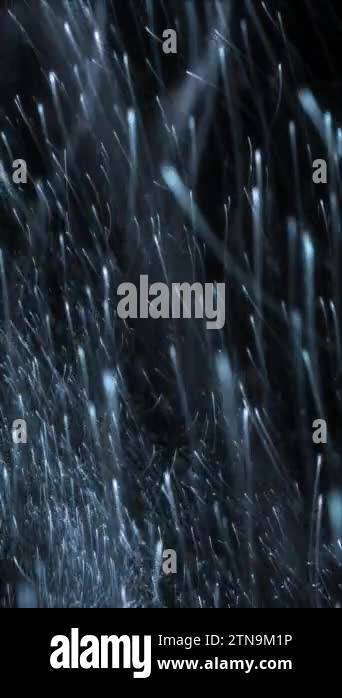 Silver swarm of rising glowing particle light streaks. Festive shiny ...