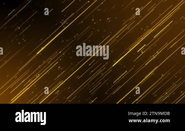 Golden particles streaks flow luxury digital particle wave motion ...