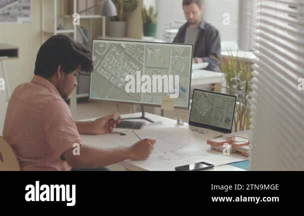 Engineer drawing map Stock Videos & Footage - HD and 4K Video Clips - Alamy