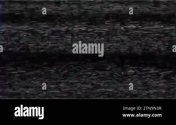 VHS Glitches Analog Abstract Digital Animation. Old TV. Glitch Error ...