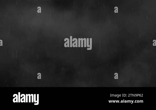 Heavy rain falling from dramatic Sky with dark stormy clouds Animation ...
