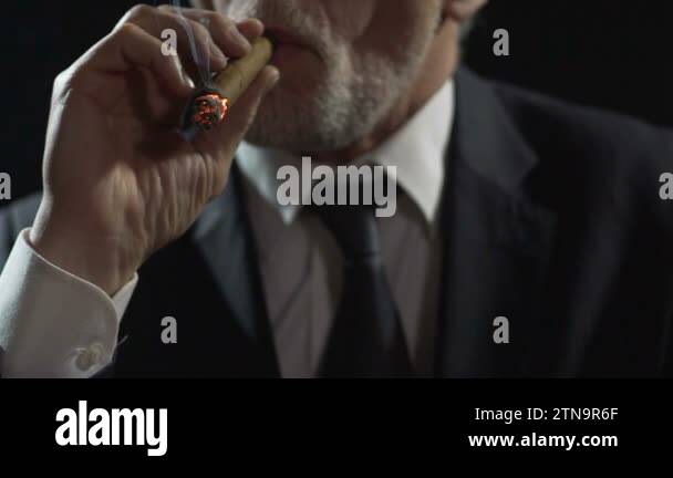 Gangster mafia man smoking cigar Stock Videos & Footage - HD and 4K ...