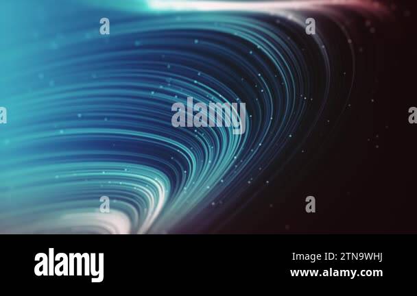 Swirling Digital Lines Streaming Background/ 4k animation of an ...