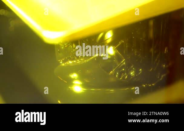 Stereolithography 3d printer. Working process 3d printer from ...