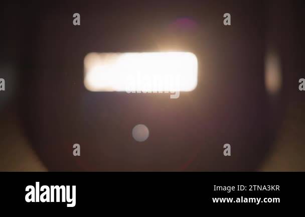 Particles of dust floating in a sunlight ray from the window creating ...