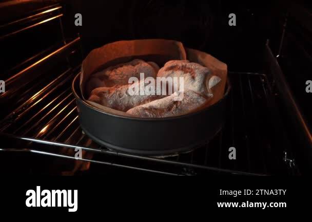 Homemade ciabatta loaf Stock Videos & Footage - HD and 4K Video Clips ...