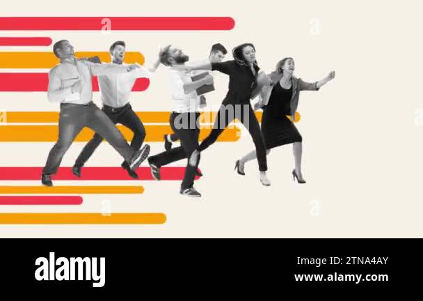 Professional challenges and competition among employees. Workers ...