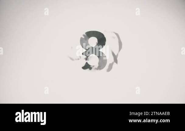 Countdown - Timer Computer Generated Motion graphic animation Stock ...