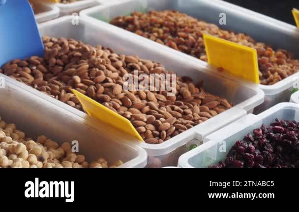 Nuts in store Stock Videos & Footage - HD and 4K Video Clips - Alamy