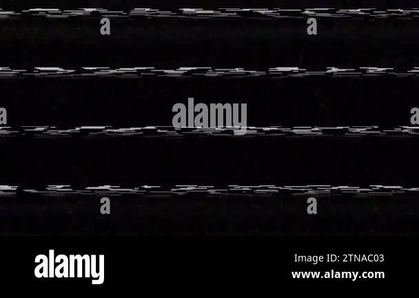 Glitch noise static television VFX. Visual video effects stripes ...