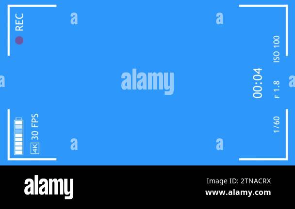 Camera mobile recording screen overlay animation with chroma key. DSLR ...