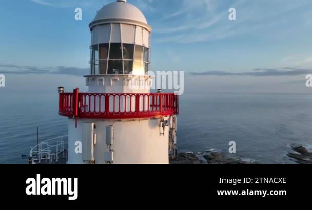 4k Hook Lighthouse situated on Hook Head at the tip of the Hook ...
