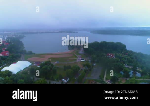 Elk lake panorama jezioro aerial Stock Videos & Footage - HD and 4K ...
