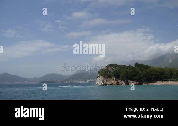 The Villa Milocer is one of the most beautiful resorts of the Bu Stock ...