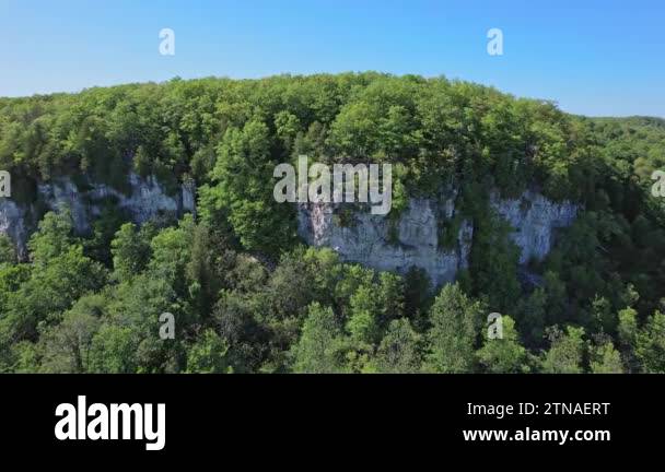 Rattlesnake Point Conservation Area lookout in province Ontario, Canada ...