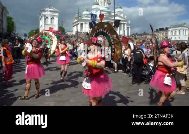 Beautiful women during carnival parade Stock Videos & Footage - HD and ...