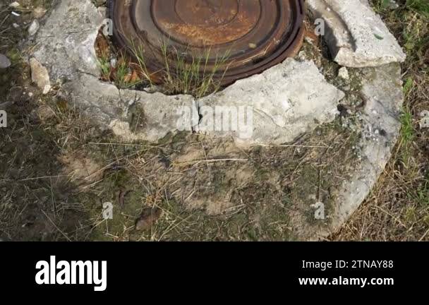 Broken stone manhole cover Stock Videos & Footage - HD and 4K Video ...