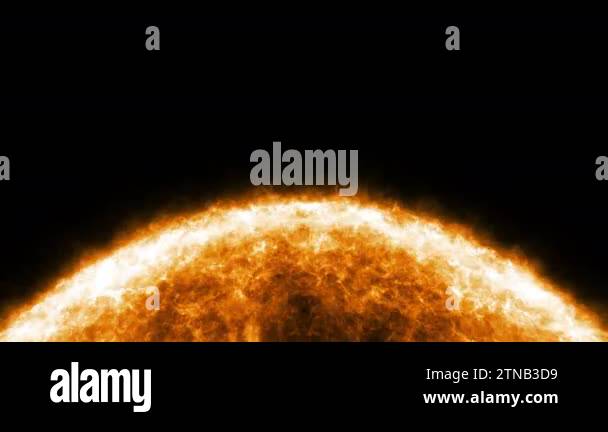 Loop top part of Sun solar system in the universe sci fi galaxy ...