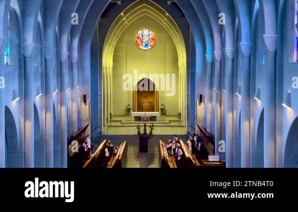 Conyers, Georgia: Monks chanting and singing at Monastery of the Holy ...