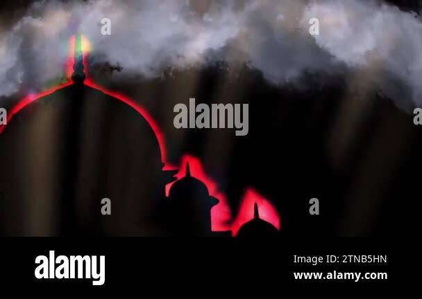 prayer video and light effects animation ramadan islamic allahu ...