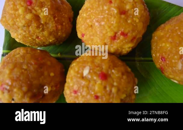 Indian Sweet laddu. Also Know as Bundi ladoo Are Made of Very Small ...