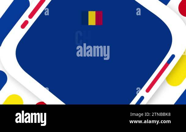 Chad Independence Day Wallpaper With Waving Flag And Typography Animation 4k August 11 Is The