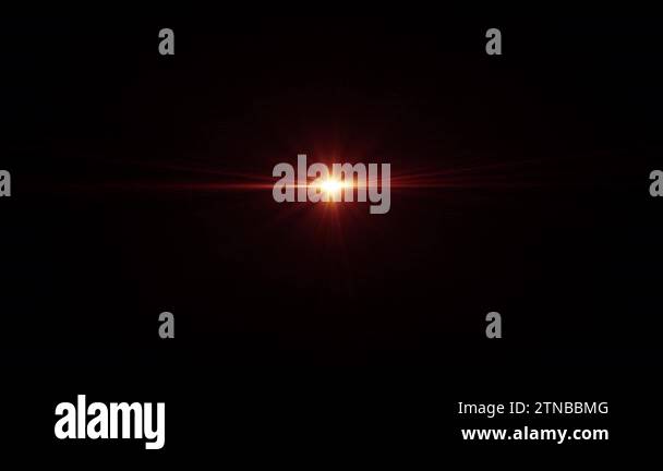 Loop center glow gold orange red star rays lights optical lens flares ...