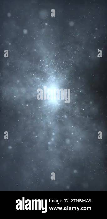 Abstract swarm of silver liquid buoyancy star particles. Elegant ...