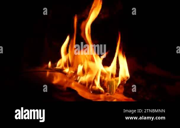 Yellow flame fire burning Stock Videos & Footage - HD and 4K Video ...