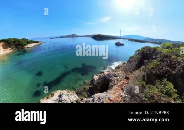 Ksamil Twin Islands Are Two Small Islands Located Off The Coast Of Ksamil Albania Islands Are