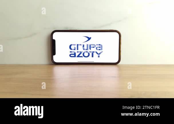 Konskie, Poland - June 17, 2023: Grupa Azoty Polish chemical company ...