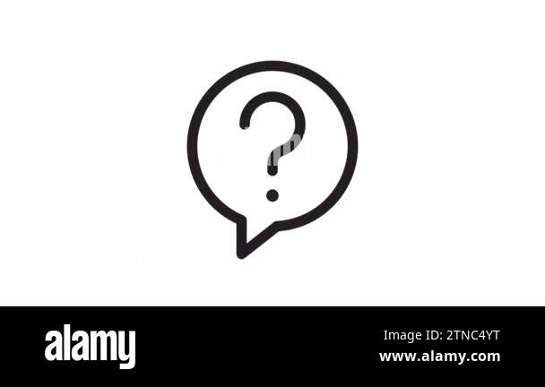 Question Mark, Questions and FAQ animated icon on transparent ...