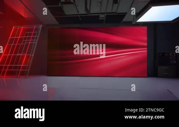 Virtual Science News Studio Background Loop for Smart and Informative ...