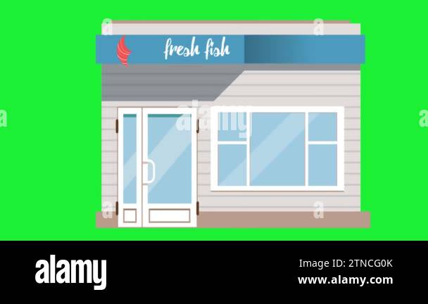 House Before and After Presentation on Green Screen. Old Building vs ...