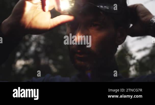 Man wearing headlamp Stock Videos & Footage - HD and 4K Video Clips - Alamy