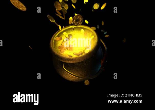 Gold wealth pot Stock Videos & Footage - HD and 4K Video Clips - Alamy