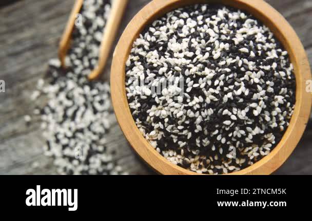 White sesame seed Stock Videos & Footage - HD and 4K Video Clips - Alamy