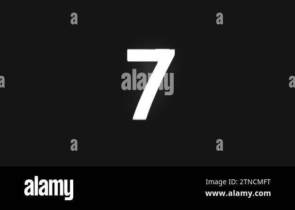 Celebration Countdown Timer Computer Generated Motion graphic animation ...