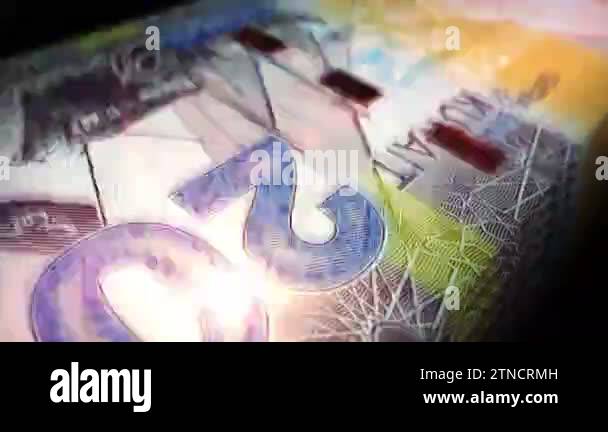 Kuwait money Kuwaiti Dinar money counting. KWD banknotes. Fast cash ...