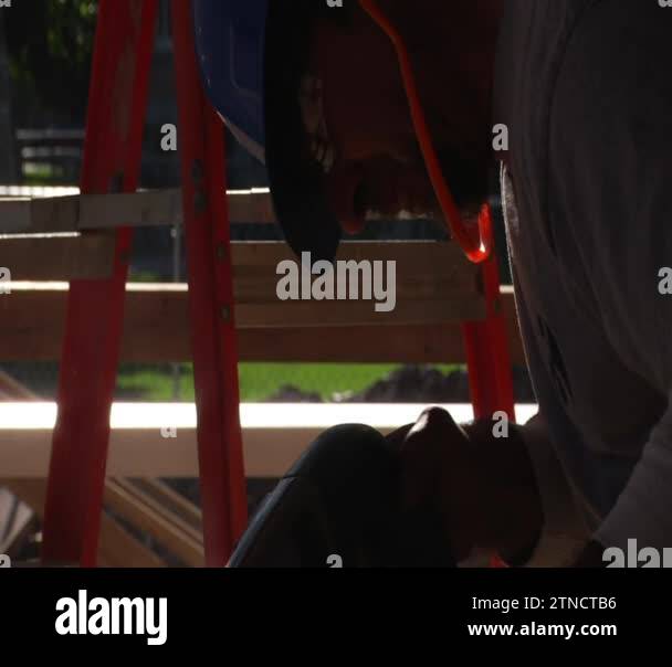 Construction worker using tool Stock Videos & Footage - HD and 4K Video ...