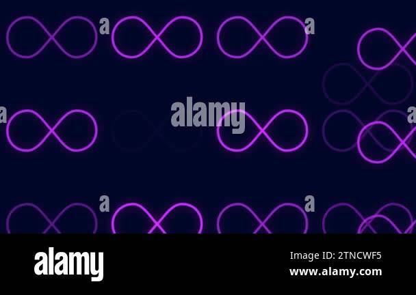 Infinity symbol background animation in 4K 60fps. Abstract colorful ...